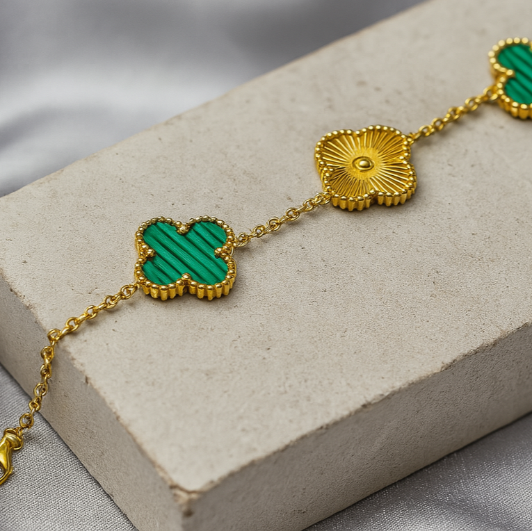 Verde Luxe Clover Bracelet – Dreamier